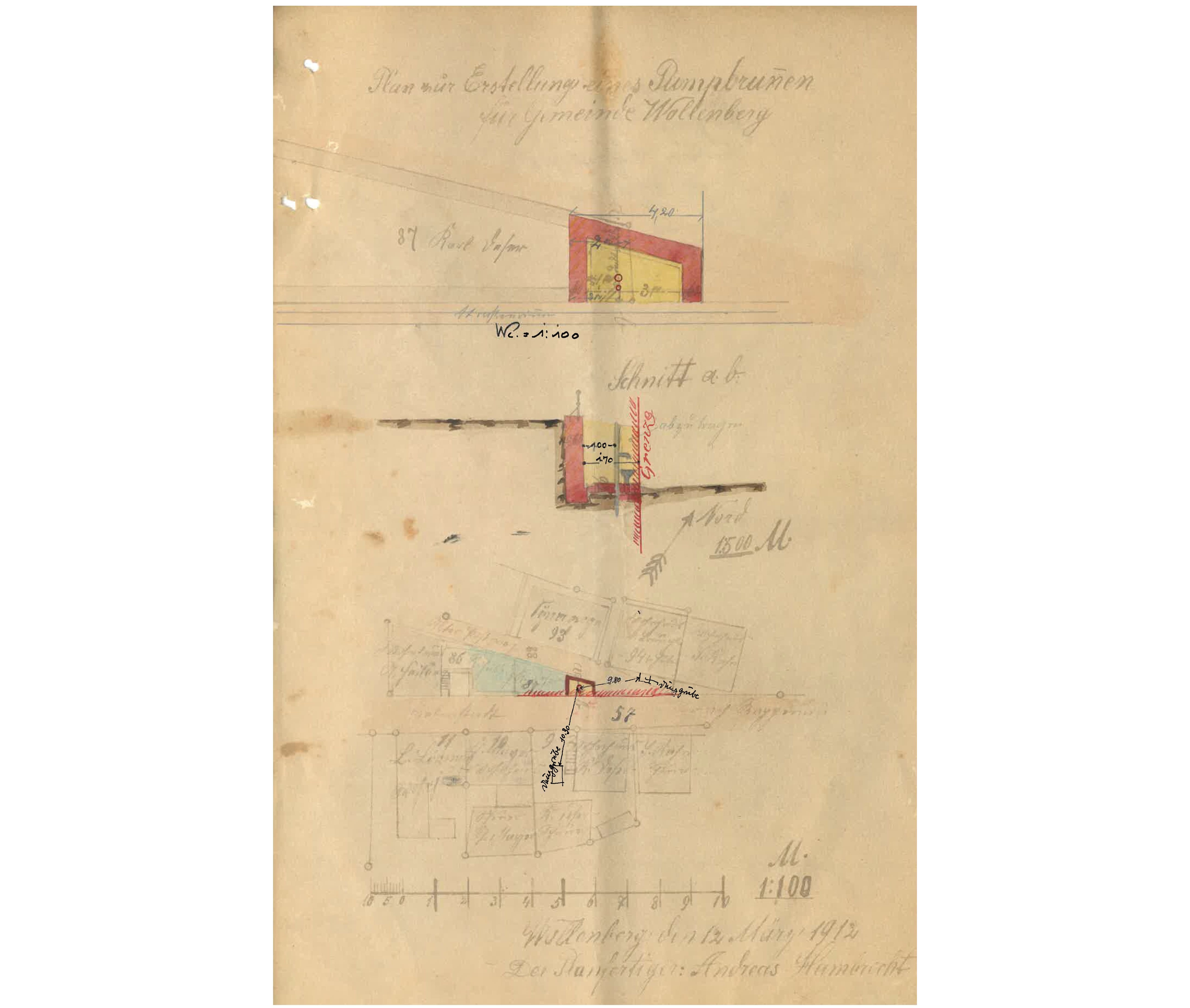 Die Deinhardstraße in Wollenberg